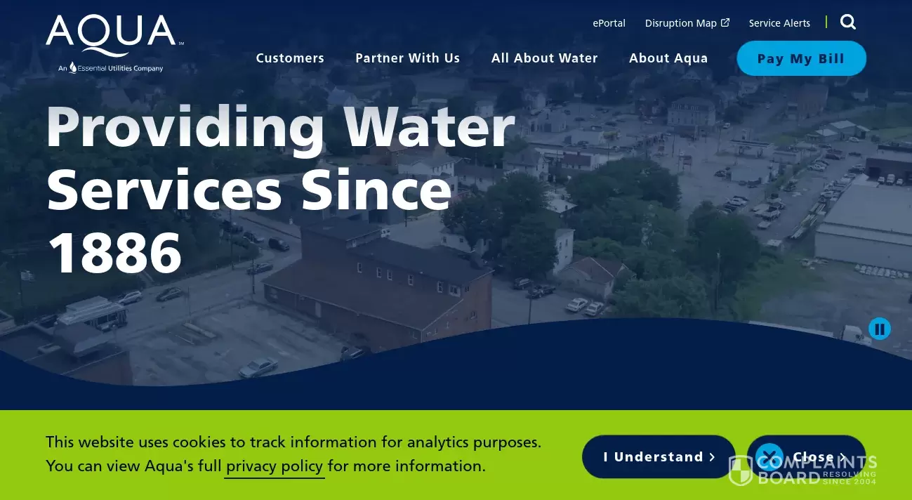 Aqua America: Reviews, Complaints, Customer Claims | ComplaintsBoard