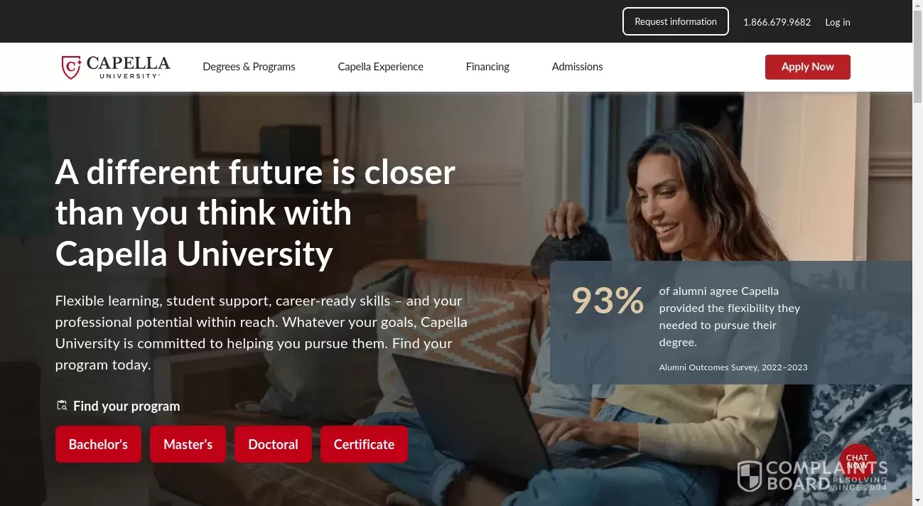 Capella University Customer Service Phone, Email, Address, Contacts ...