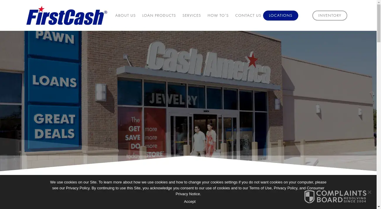 Cash America Pawn: Reviews, Complaints, Customer Claims | ComplaintsBoard