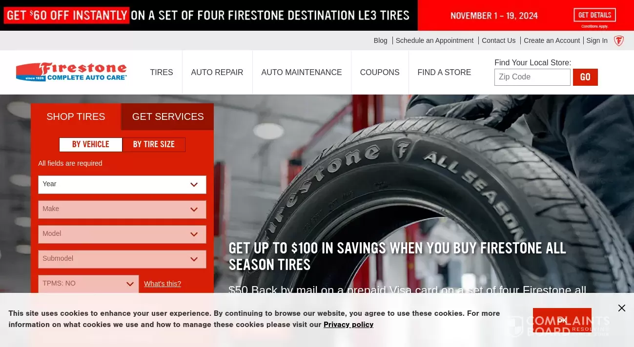 Firestone Complete Auto Care: Complaints, Customer Claims, Free ...