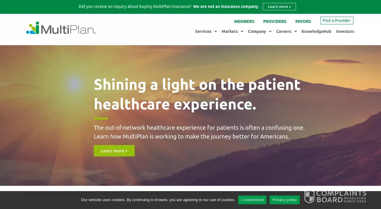 MultiPlan: Reviews, Complaints, Customer Claims | ComplaintsBoard
