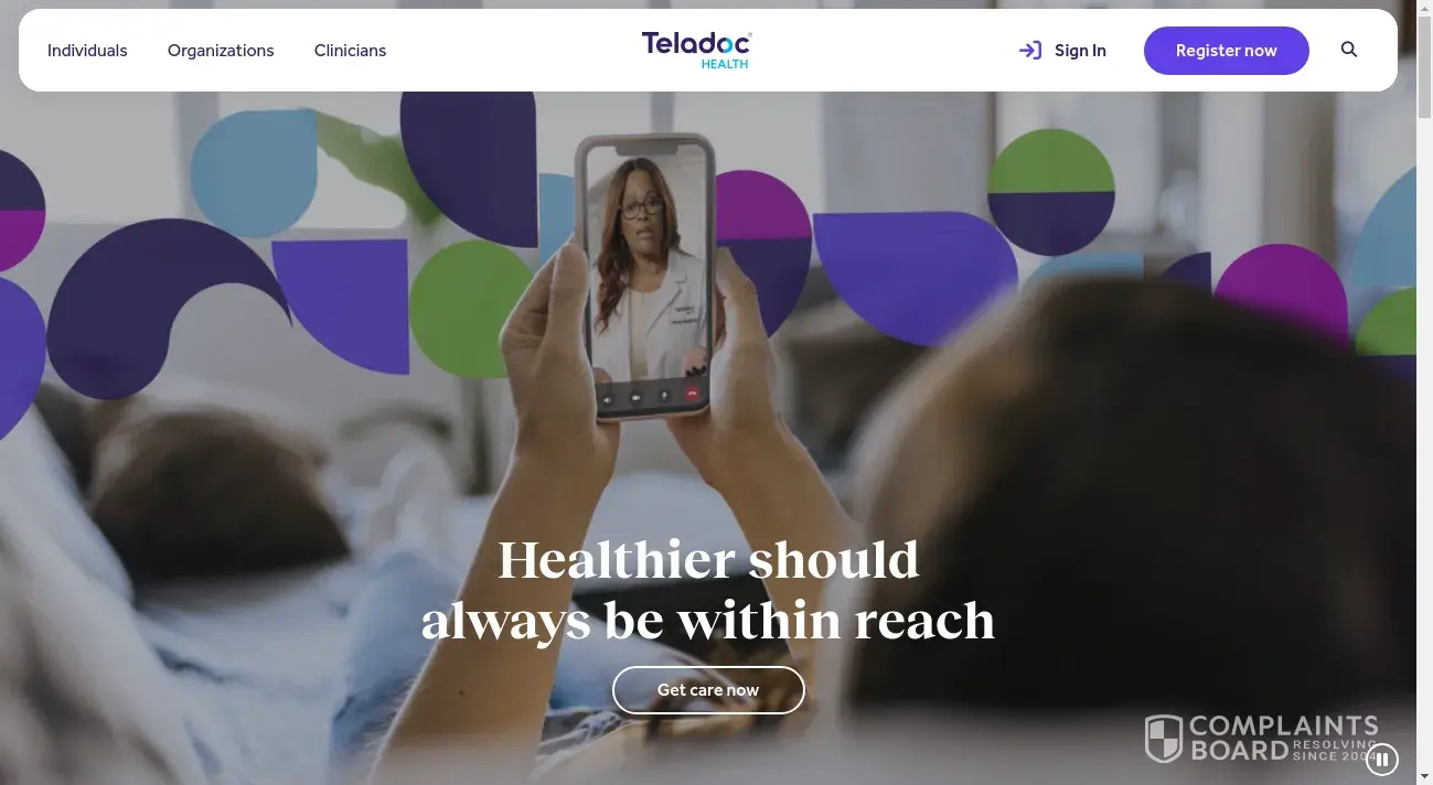 Teladoc Customer Service Phone, Email, Address, Contacts | ComplaintsBoard