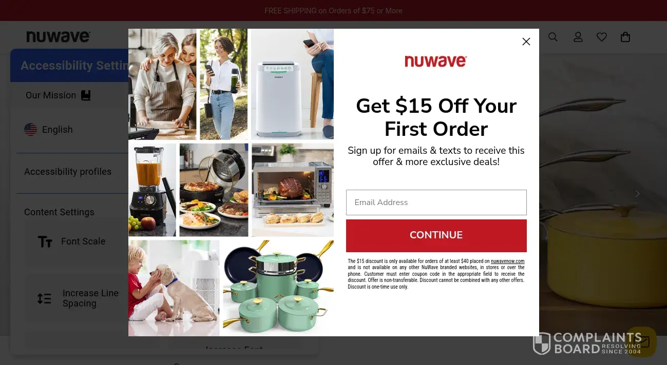 NuWave: Reviews, Complaints, Customer Claims | ComplaintsBoard