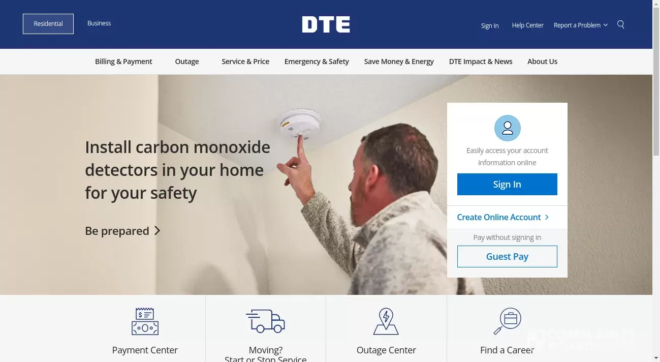 DTE Energy Review: appliance protection plan - ComplaintsBoard.com