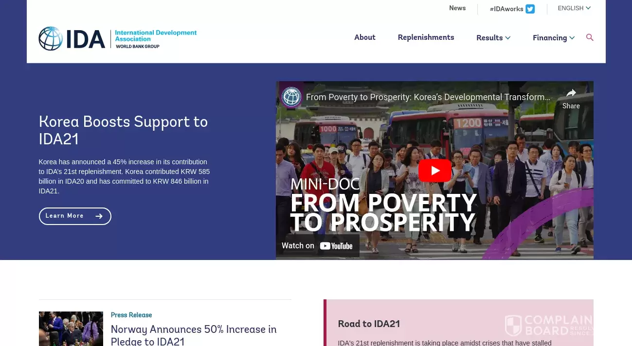 International Development Association: Reviews, Complaints, Customer ...