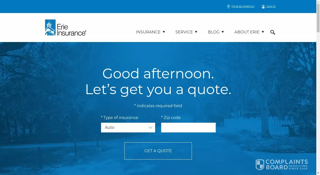 Erie Insurance Group: Reviews, Complaints, Customer Claims ...