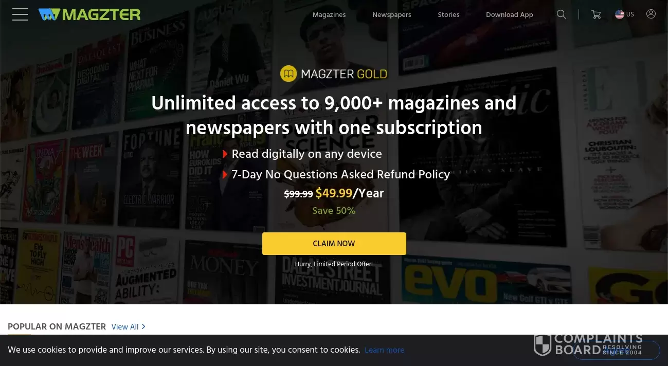 Magzter Reviews 2024 – All You Need to Know | ComplaintsBoard