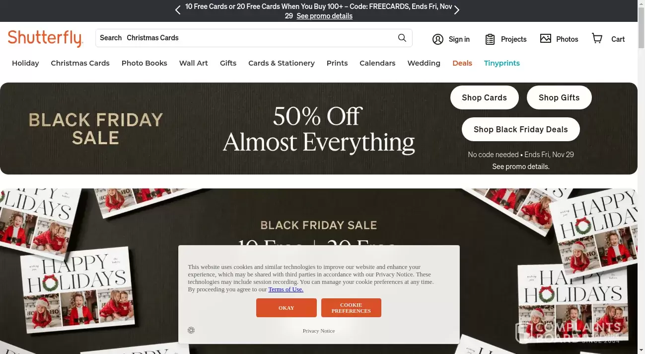 Shutterfly Customer Service Phone, Email, Address, Contacts | ComplaintsBoard