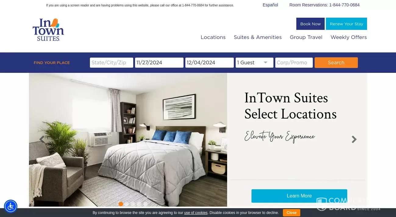 [Resolved] InTown Suites Review: My stay - ComplaintsBoard.com