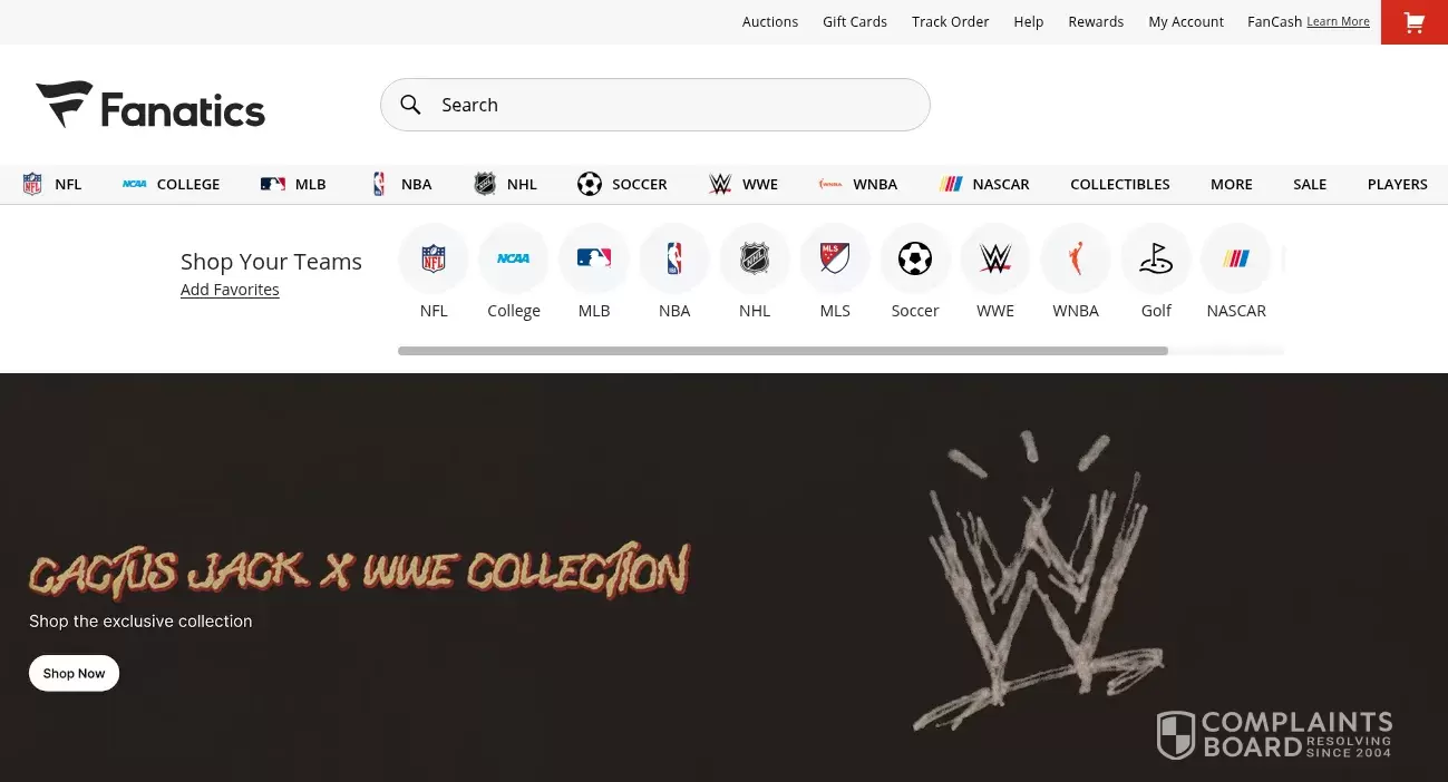 Fanatics: Complaints, Customer Claims, Free Resolution Services ...