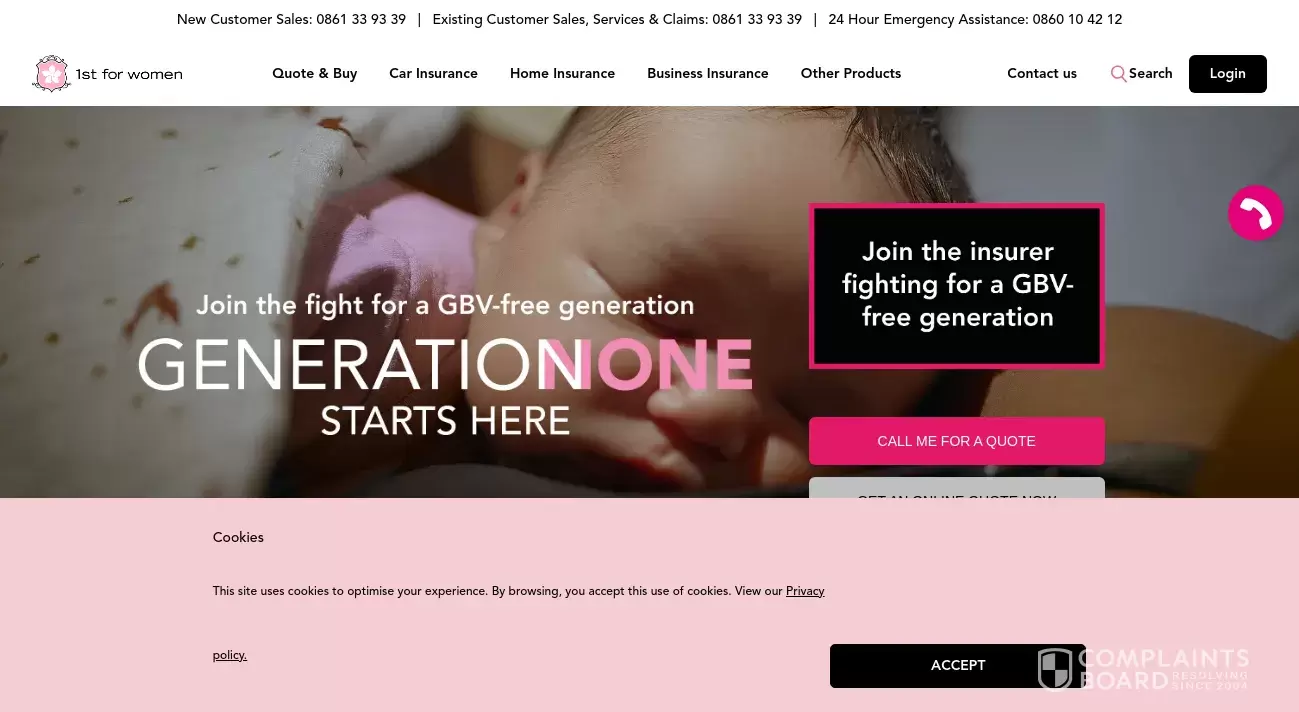 1st for Women Insurance: Reviews, Complaints, Customer Claims ...