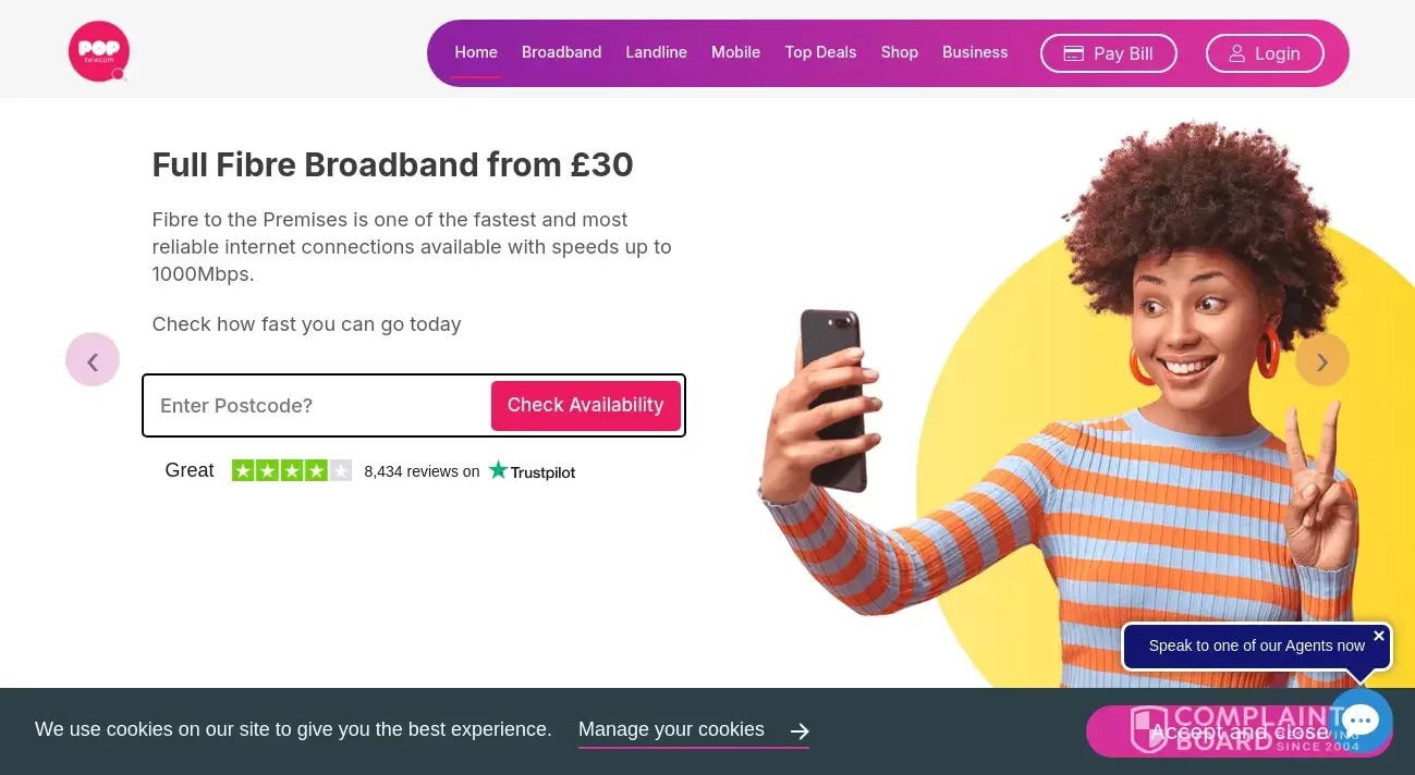 POP Telecom: Reviews, Complaints, Customer Claims | ComplaintsBoard