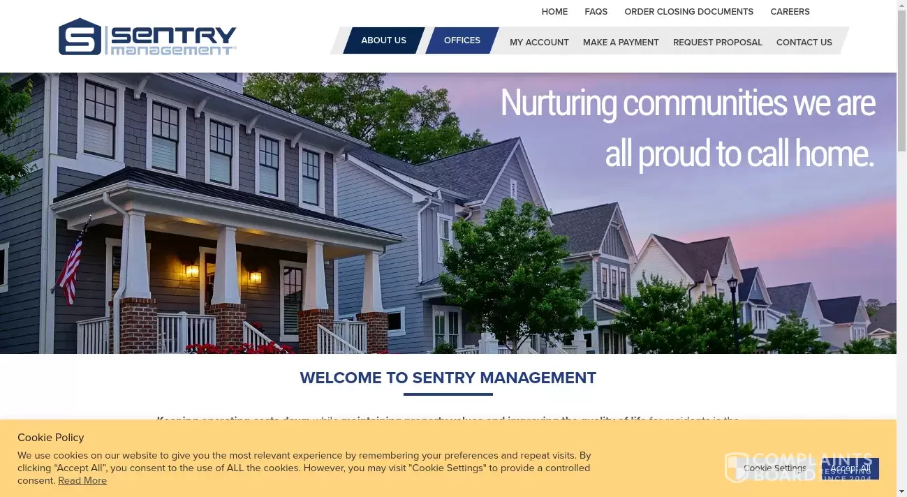 Sentry Management: Reviews, Complaints, Customer Claims | ComplaintsBoard