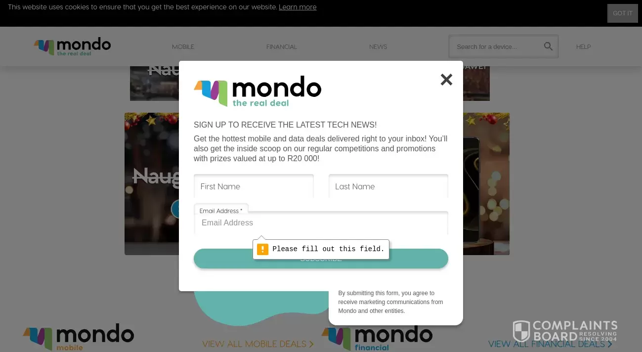Mondo Customer Service Phone, Email, Address, Contacts | ComplaintsBoard
