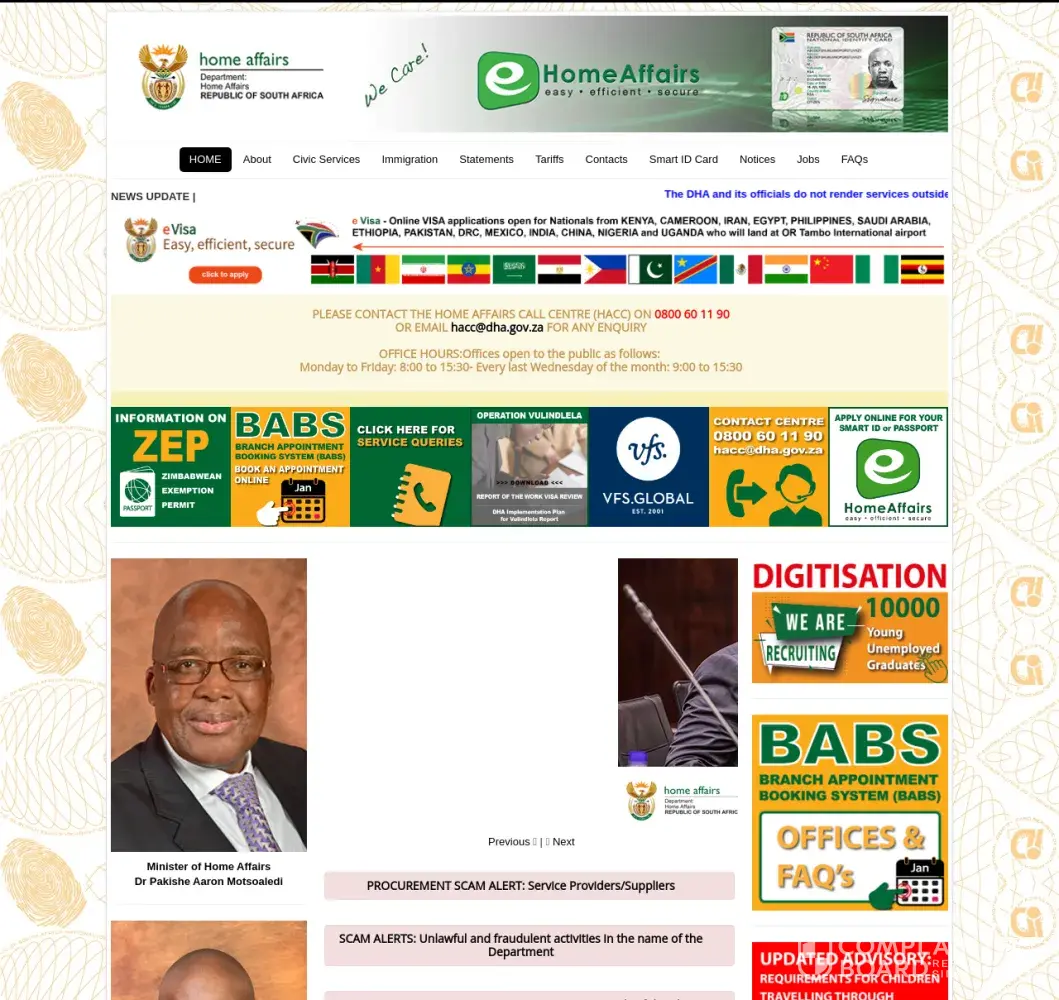 Department of Home Affairs: Reviews, Complaints, Customer Claims ...