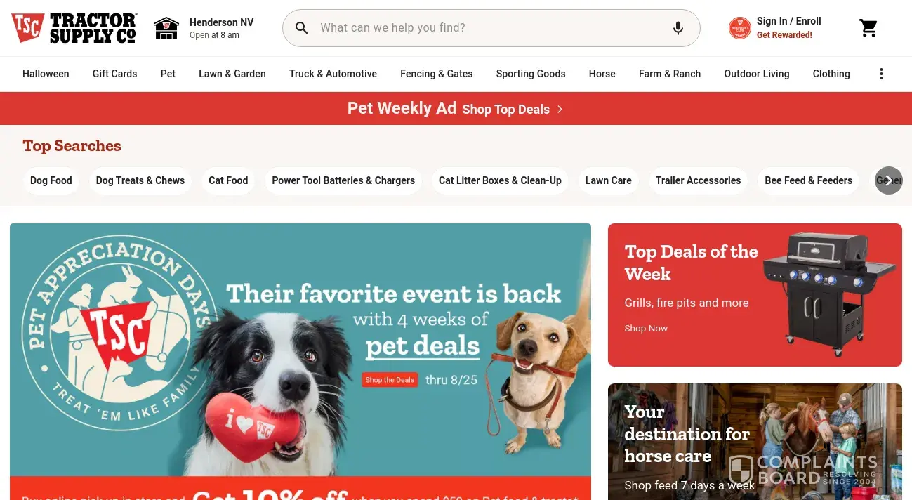 Tractor Supply Customer Service Phone Email Address Contacts