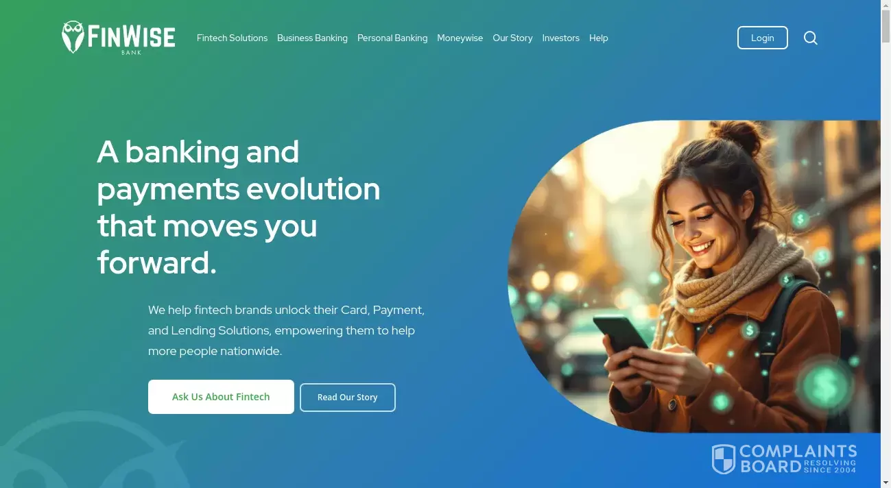 FinWise Bank: Complaints, Customer Claims, Free Resolution Services | ComplaintsBoard