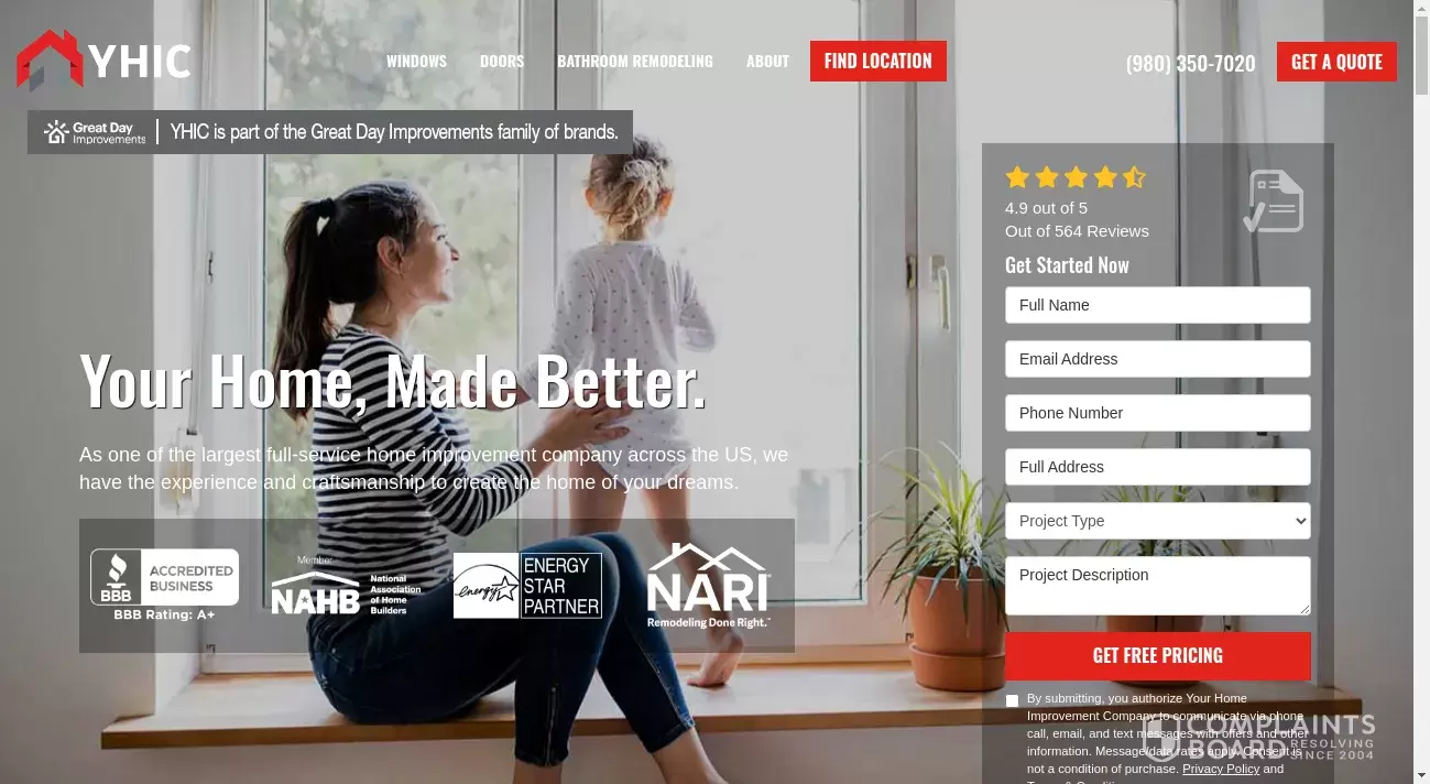 Your Home Improvement Company Reviews 2024 – All You Need to Know | ComplaintsBoard