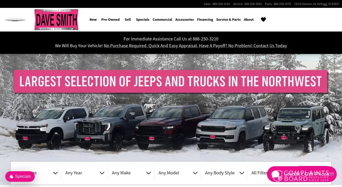 Dave Smith Motors Reviews 2024 – All You Need to Know | ComplaintsBoard