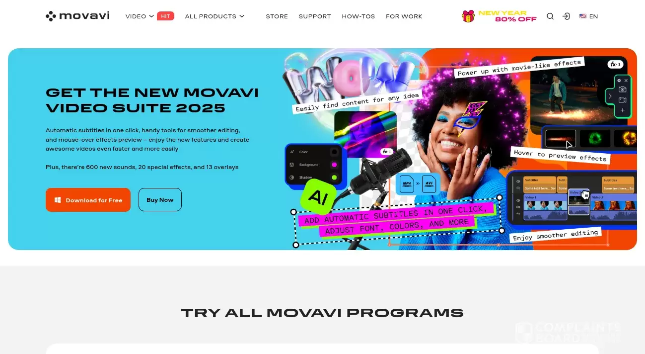 Movavi Software Reviews 2024 – All You Need to Know | ComplaintsBoard