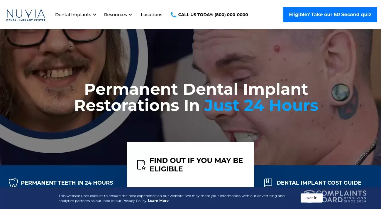 Nuvia Dental Implant Center Reviews 2024 – All You Need to Know | ComplaintsBoard