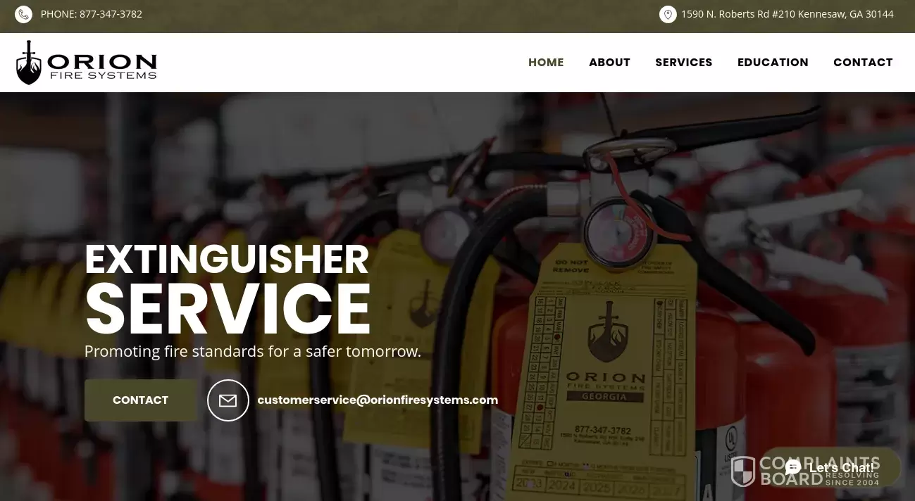 Orion Fire Systems Property Owners And Managers Reviews 2024 – All You ...